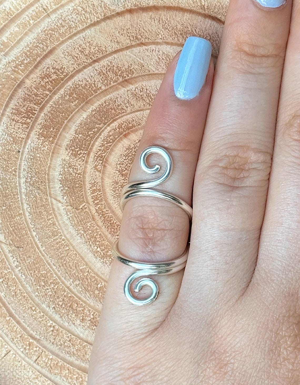 Elegant Swan Ring Splint | Sterling Silver | EDS |arthritis | Joint ...