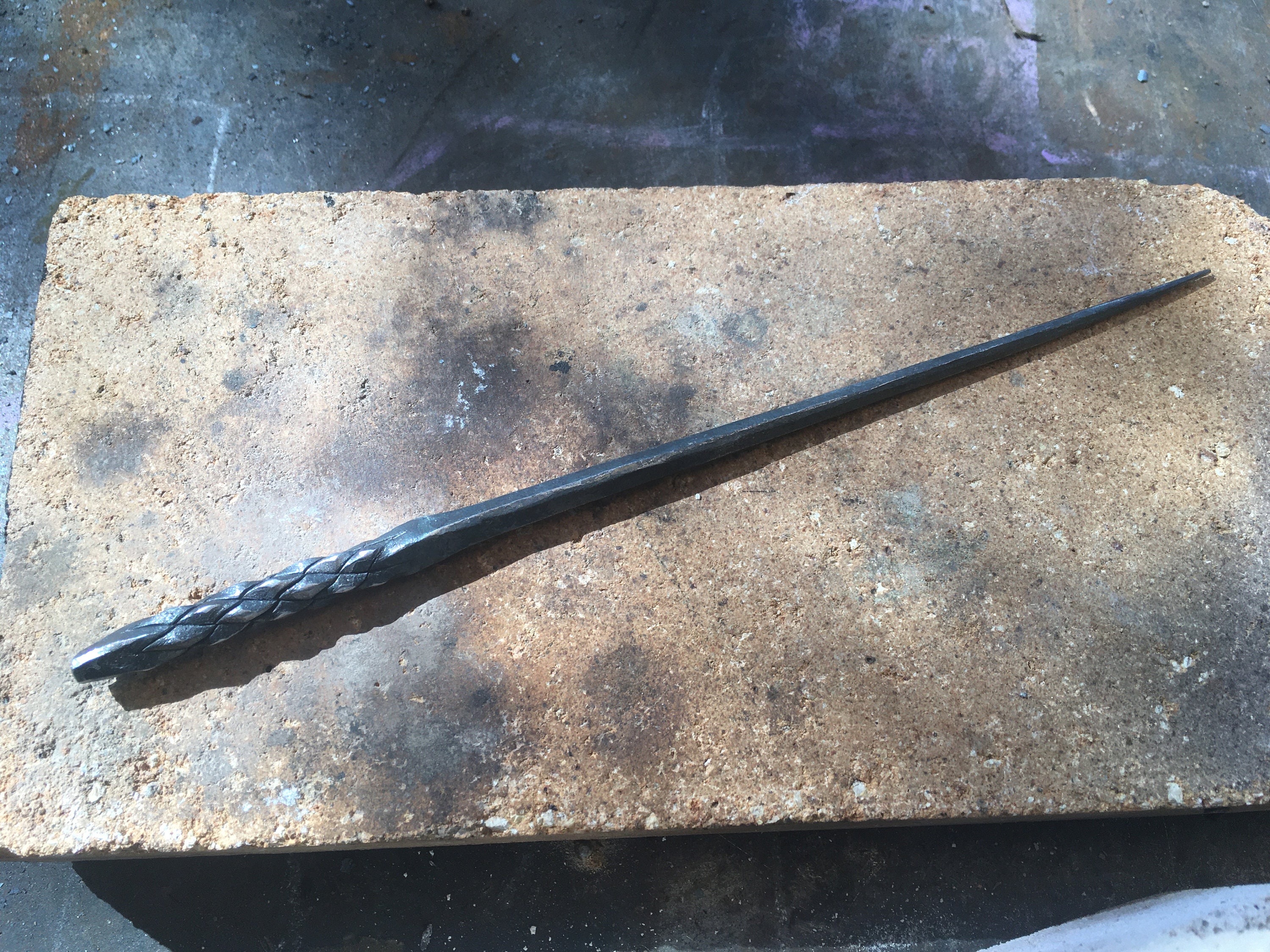 Mini Hand Forged Wand - Etsy