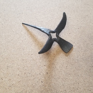 Hand Forged Humming Bird Sculpture - Etsy