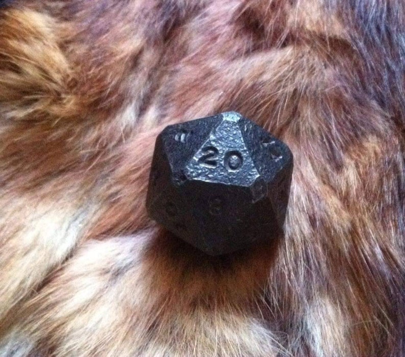 Hand Forged D20 by Gil Ramirez - Etsy