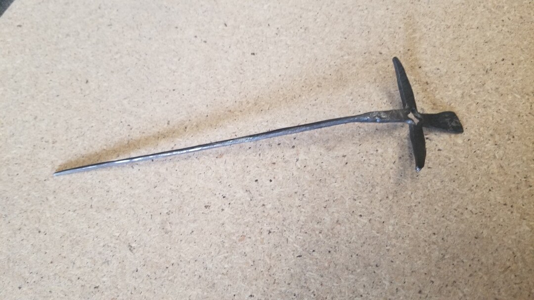 Hand Forged Hair Pin Etsy