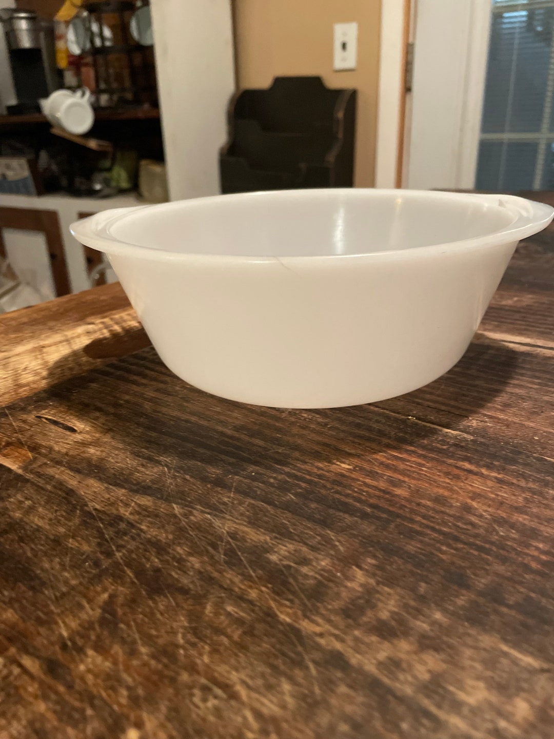 Vintage White Glasbake Ovenware Casserole Baking Dish - Etsy