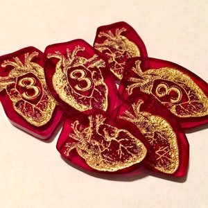 Eldritch Horror, Arkham Horror 3rd Edition Heart, Physical Health ...