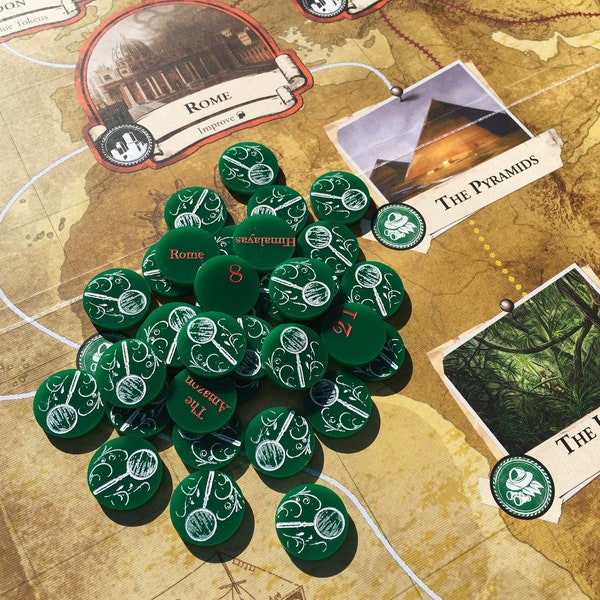 Clue Game Tokens - Etsy