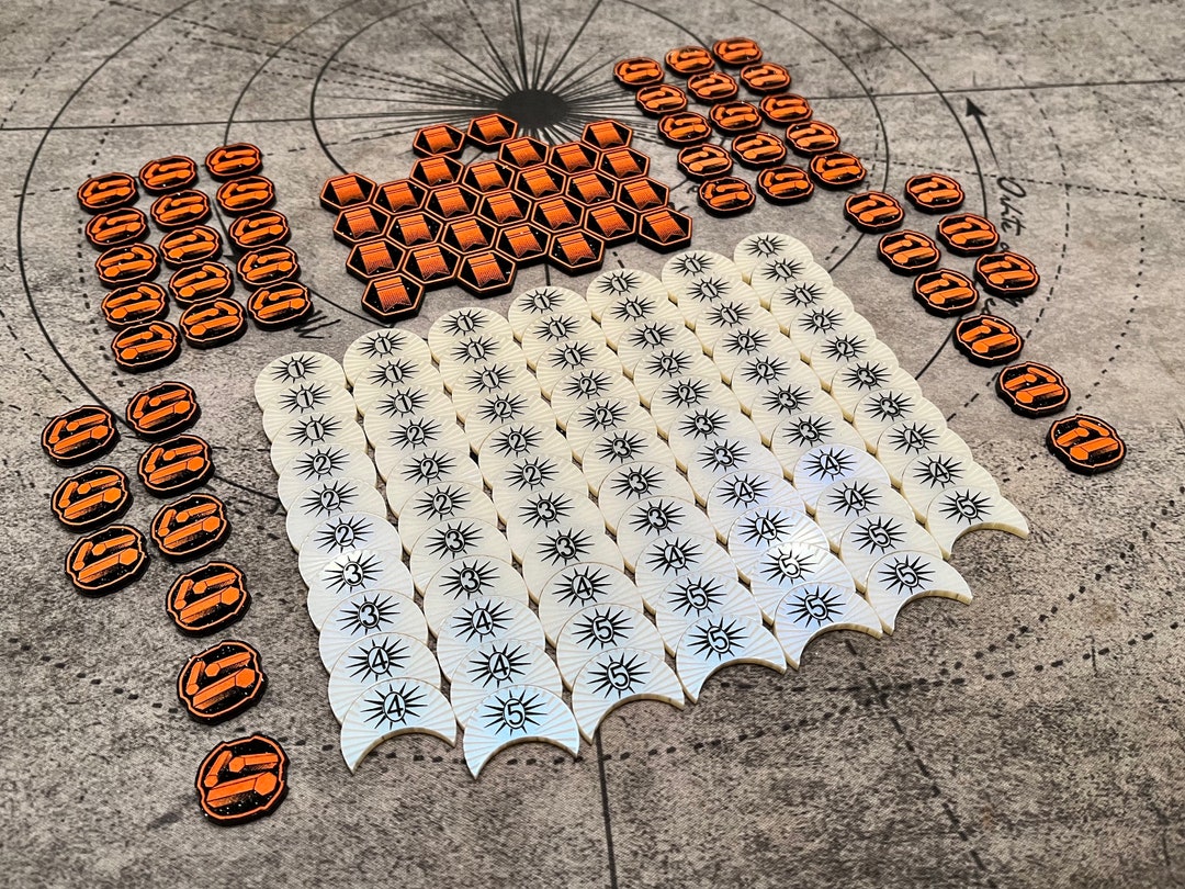 Unofficial Voidfall Acrylic Token Upgrade Set, Fan Made, Double Sided, Iridescent - Deluxe - Etsy