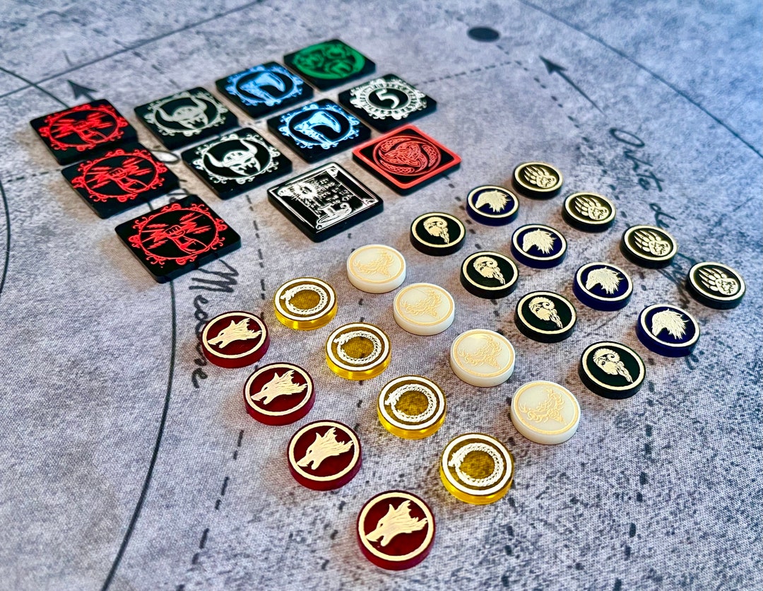 Unofficial Blood Rage Token Upgrade Set, Fan Made - Etsy