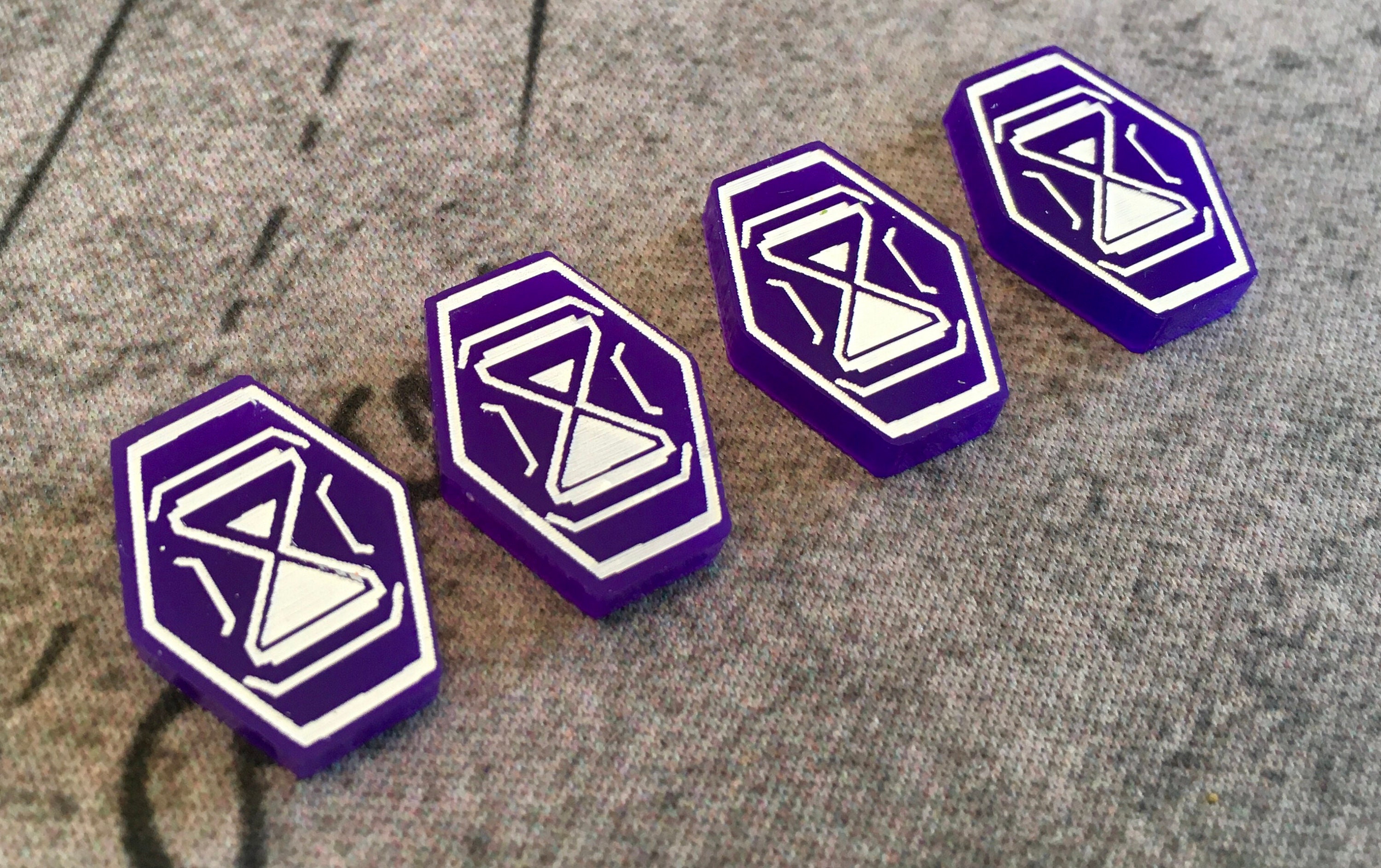 Unofficial ISS Vanguard Time Tokens Double Sided Fan Made. - Etsy