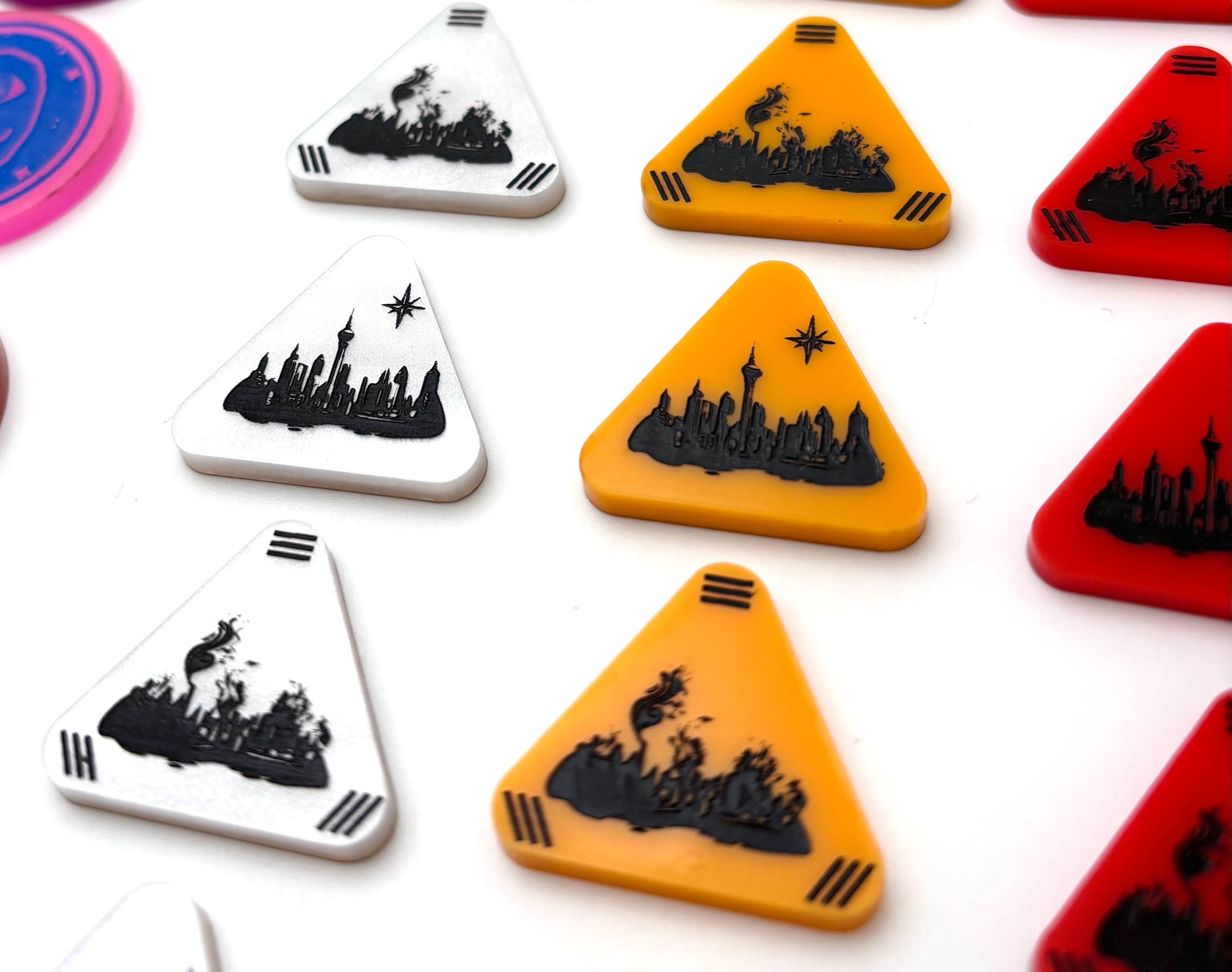 Unofficial Arcs Acrylic Token Upgrade Set, Fan Made, Double and Single ...