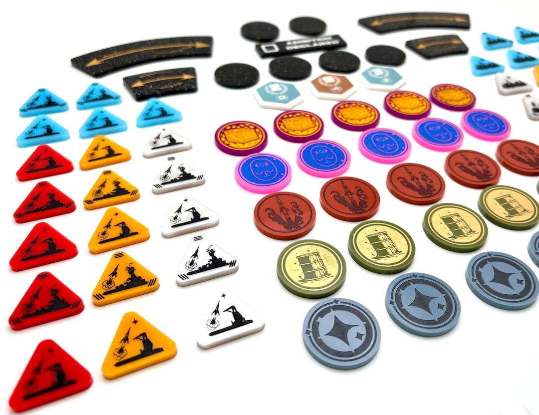 Unofficial Arcs Acrylic Token Upgrade Set, Fan Made, Double and Single ...