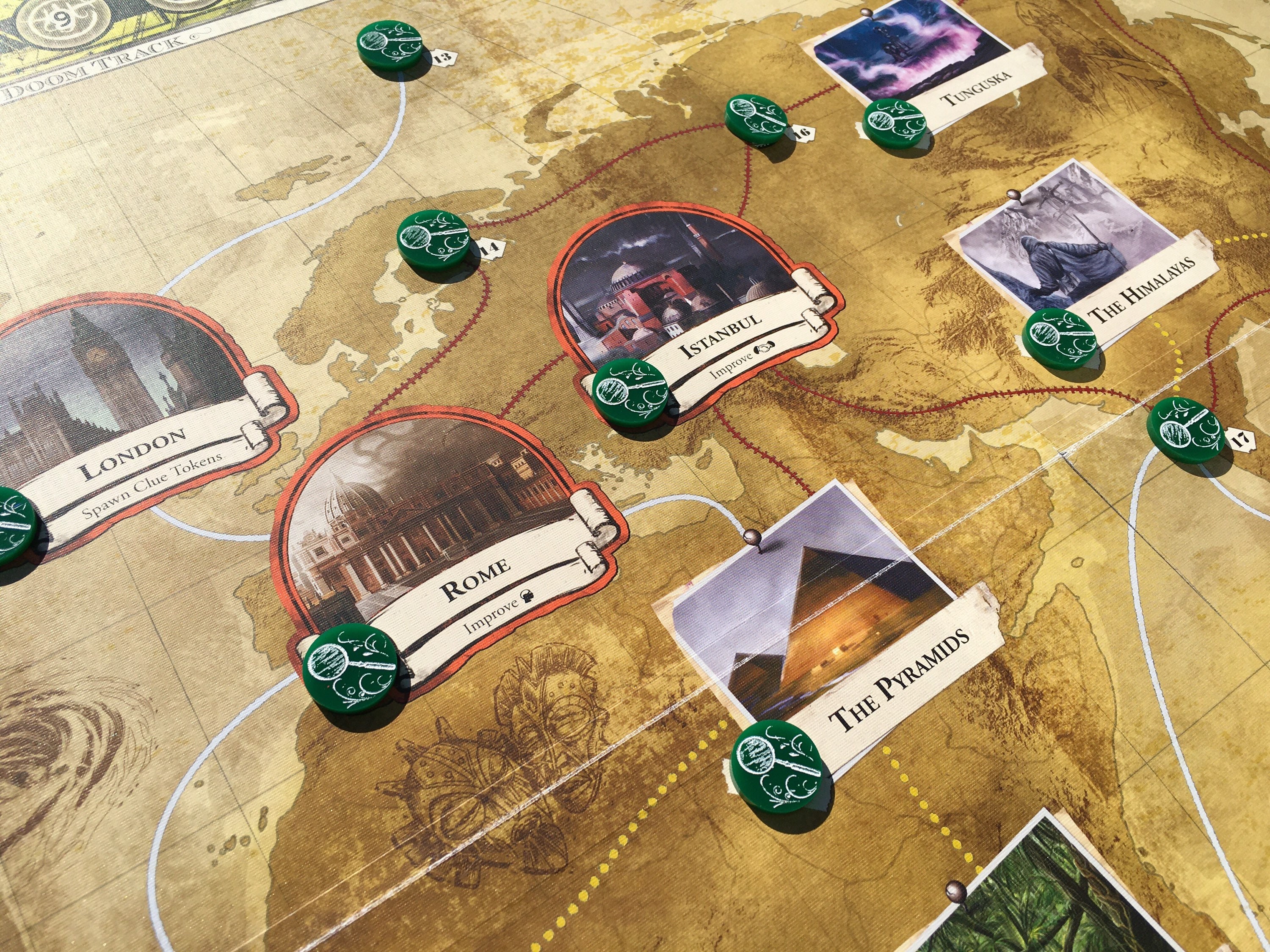 Eldritch Horror Clue Tokens, Original Game and Expansions, Dual Sided ...