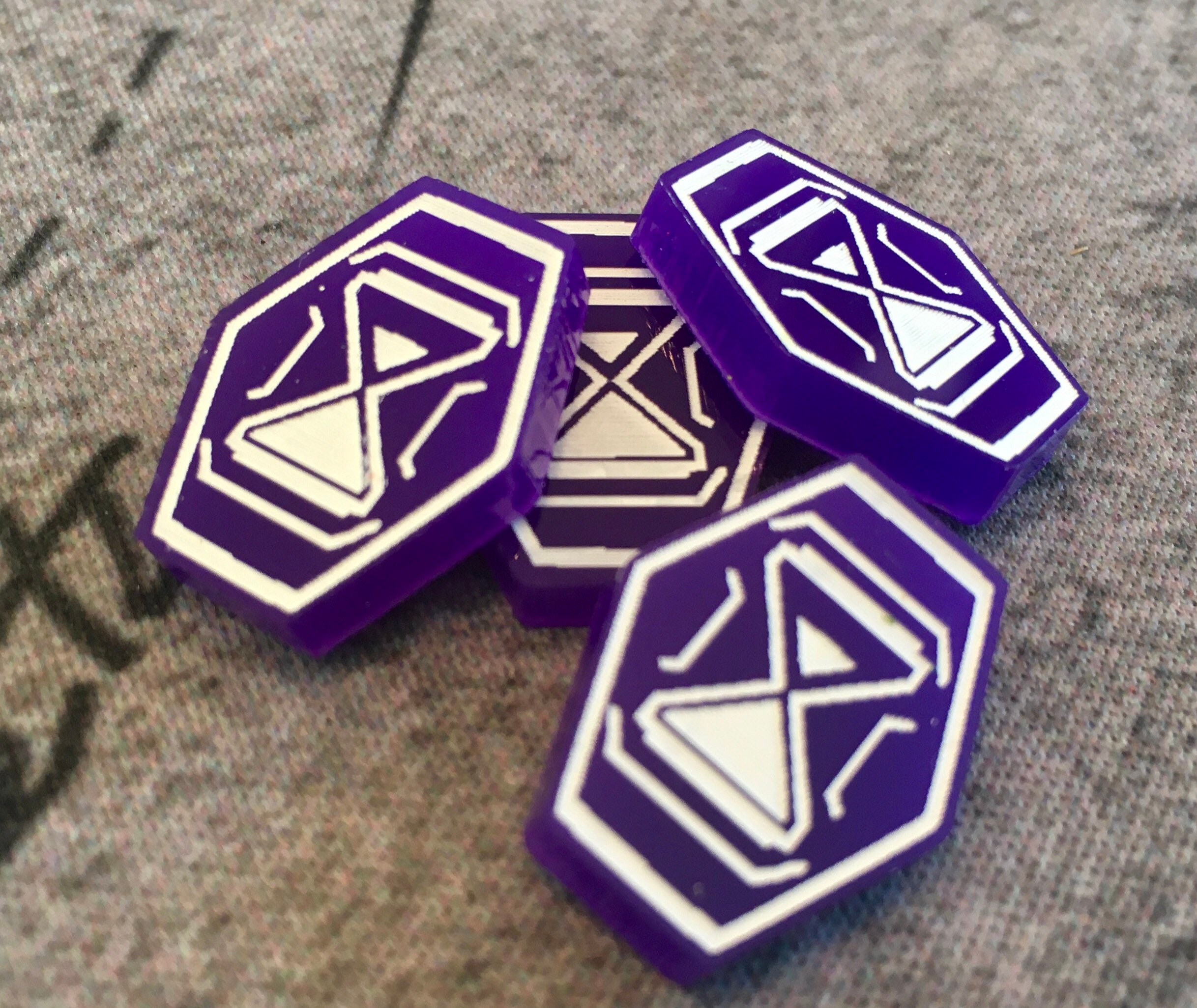 Unofficial ISS Vanguard Time Tokens Double Sided Fan Made. - Etsy