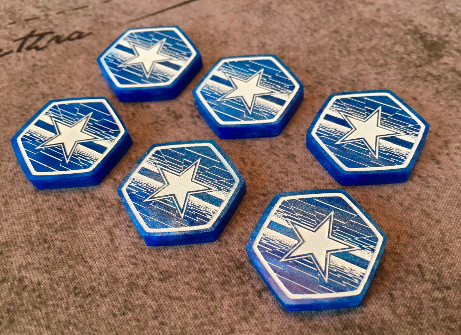 Unofficial ISS Vanguard Command Tokens Double Sided Fan - Etsy
