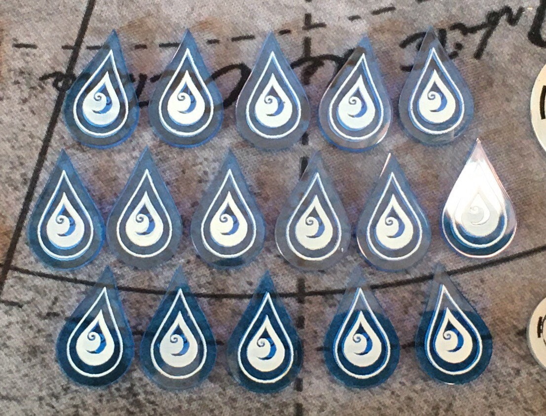 Unofficial Dune Compatible Water Tokens Fan Made Dual Sided - Etsy