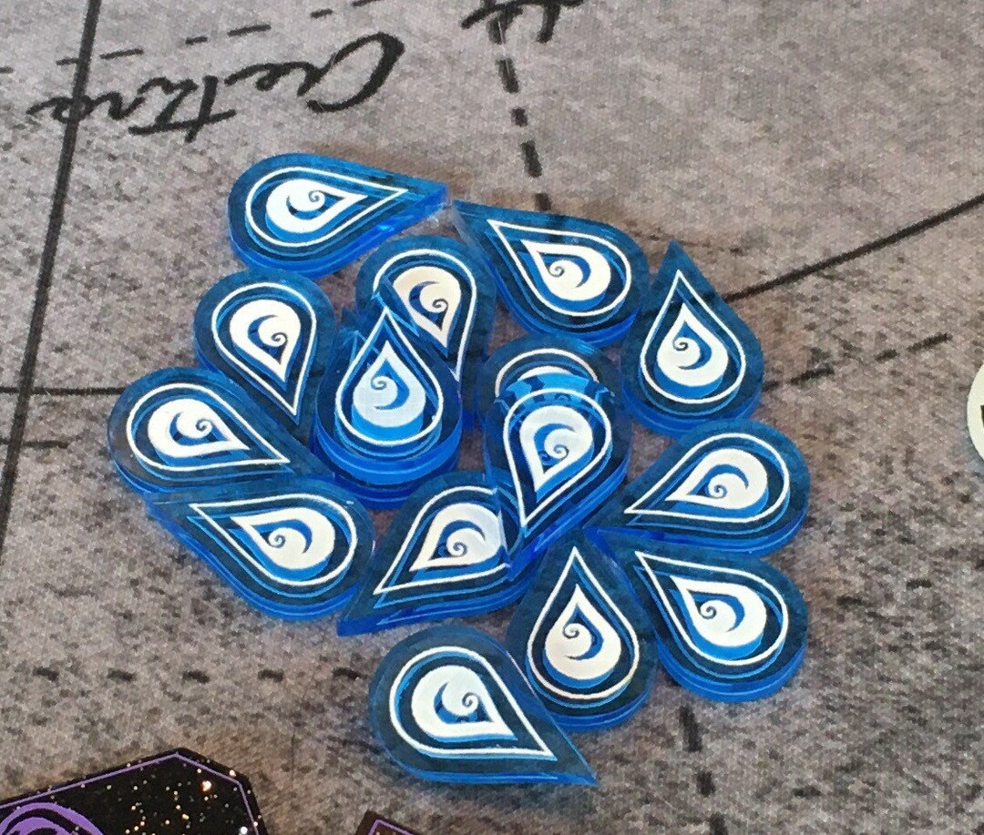 Unofficial Dune Compatible Water Tokens, Fan Made, Dual Sided - Etsy