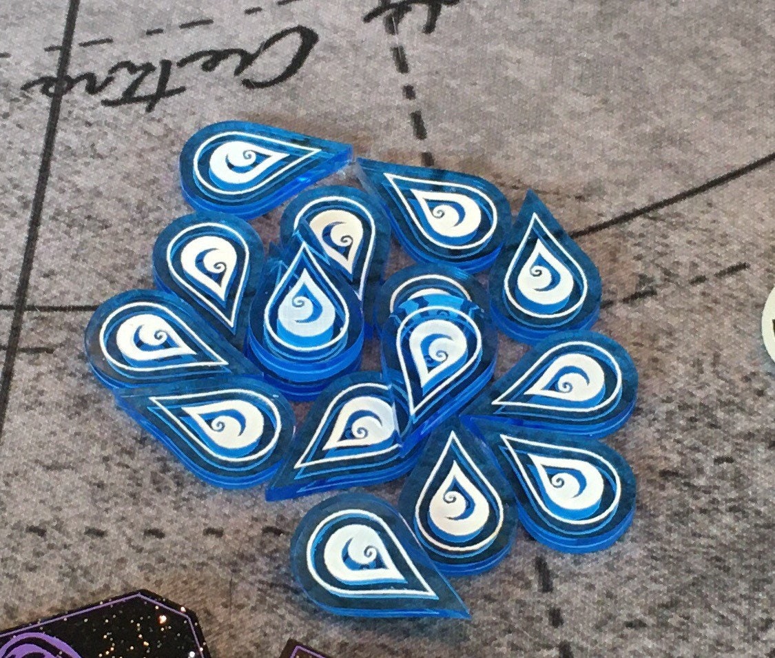 Unofficial Dune Compatible Water Tokens Fan Made Dual Sided - Etsy