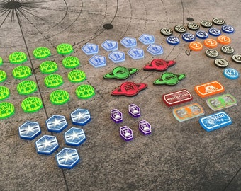 Unofficial ISS Vanguard Command Tokens Double Sided Fan - Etsy