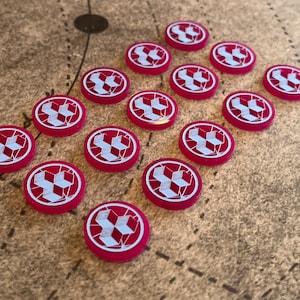 Unofficial ISS Vanguard Resource Tokens, Double Sided, Fan Made. Set of ...