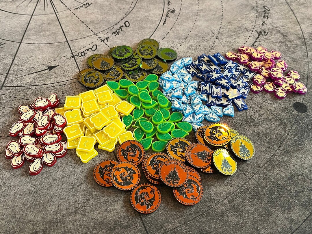 Unofficial Flamecraft Token Upgrade Set, Single and Double Sided - Etsy