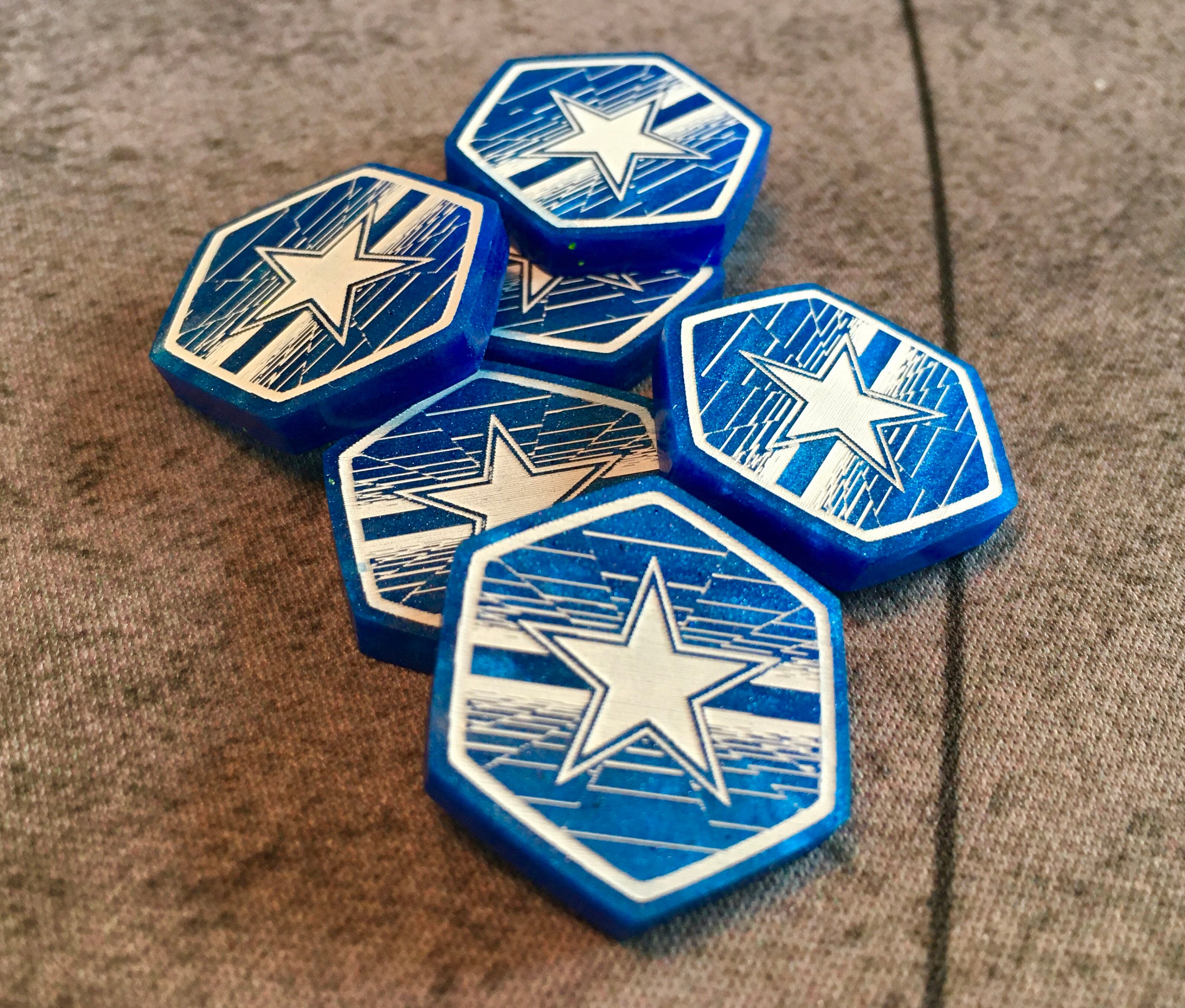 Unofficial ISS Vanguard Command Tokens Double Sided Fan - Etsy