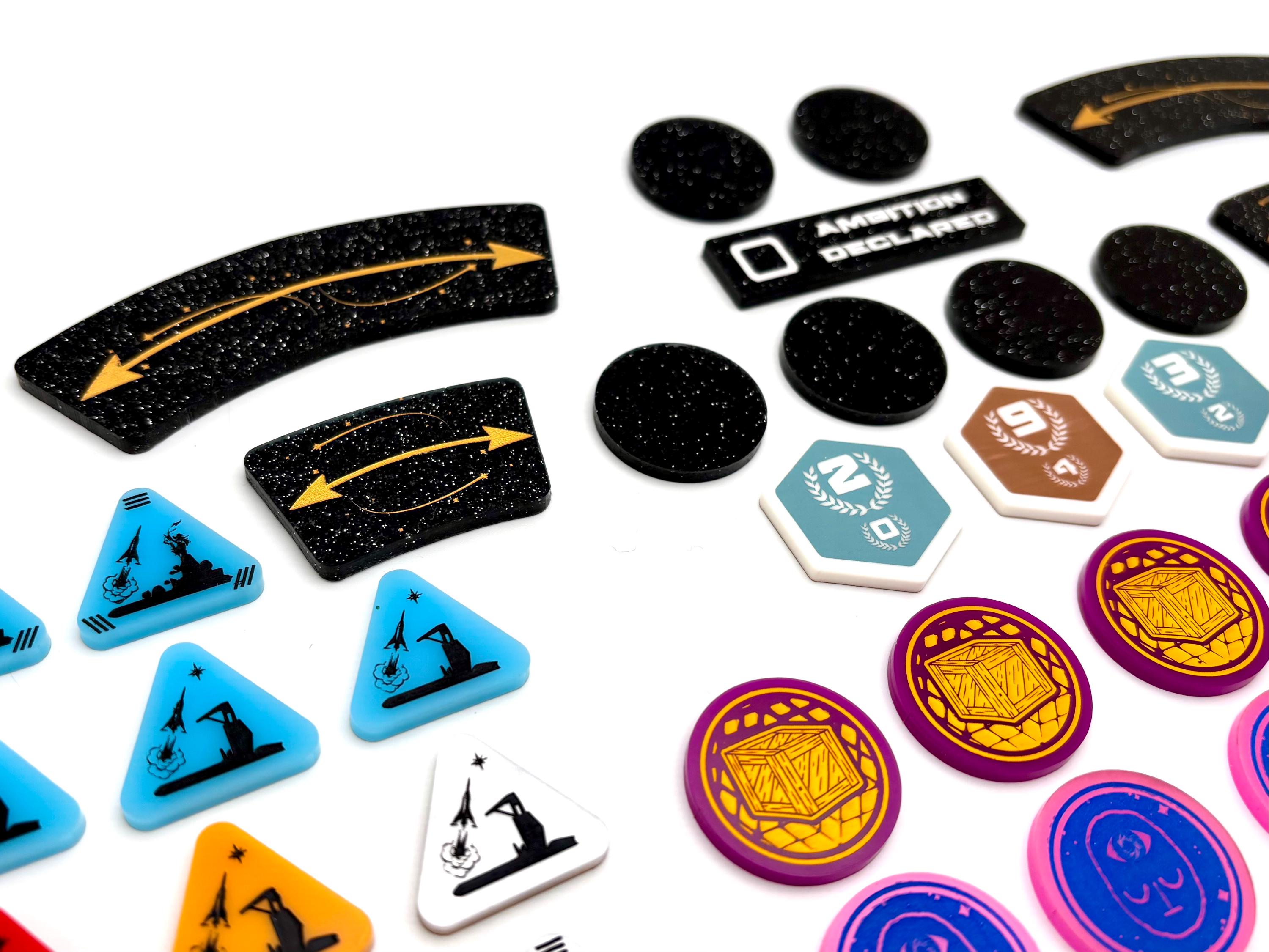 Unofficial Arcs Acrylic Token Upgrade Set, Fan Made, Double and Single ...