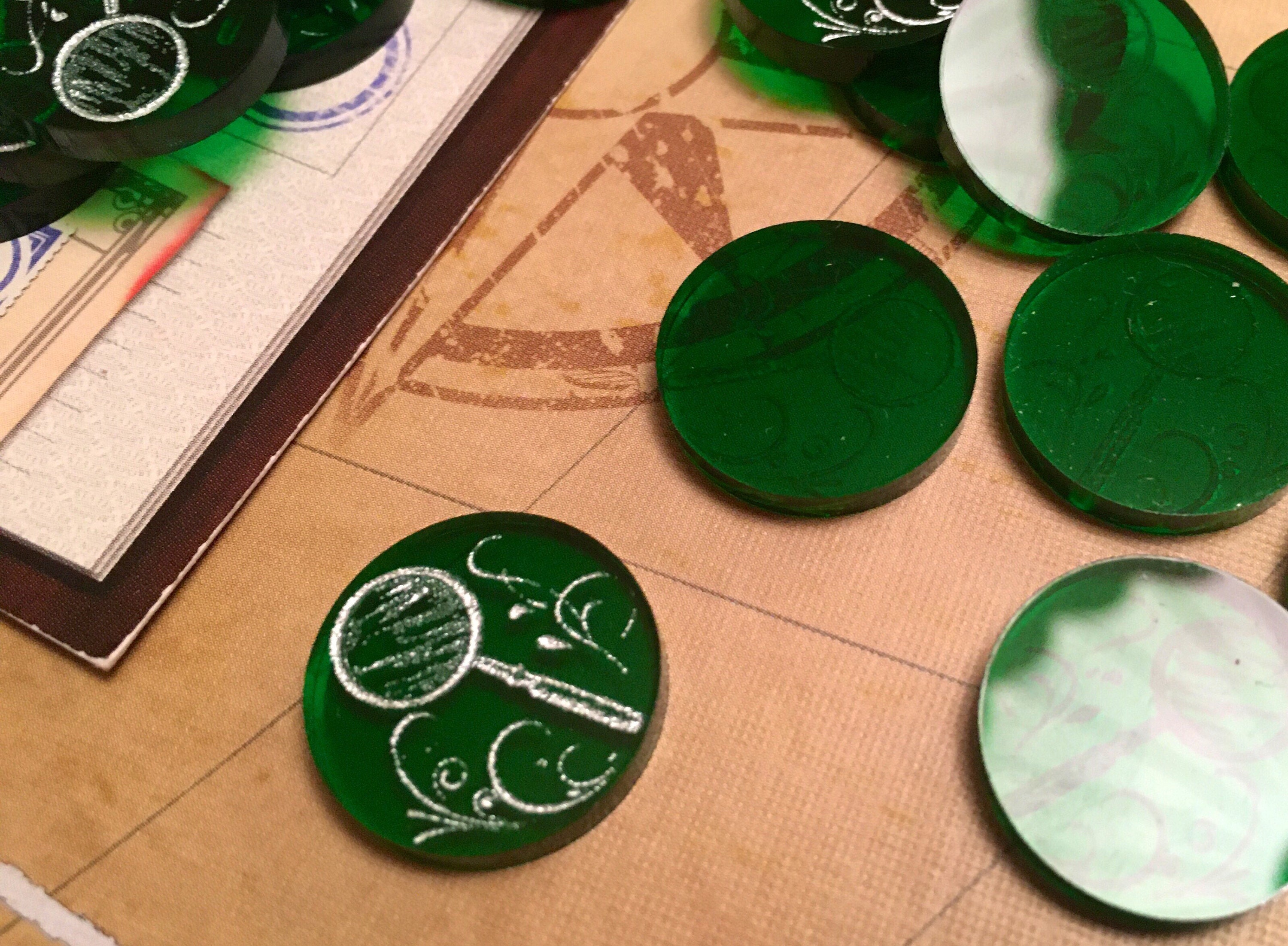 Arkham Horror 3rd Edition Clue Tokens Single Sided Fan Made - Etsy UK