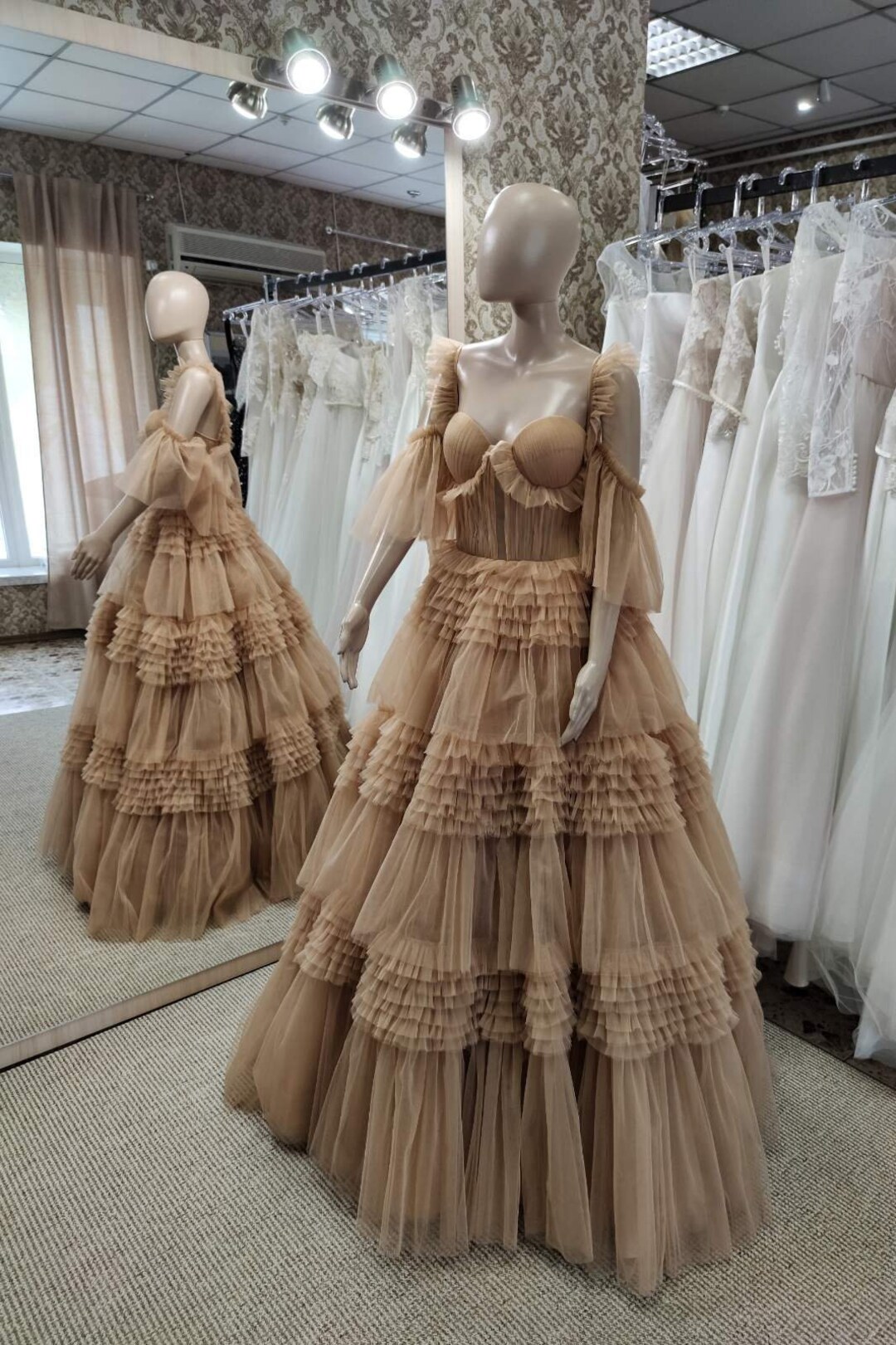 Maxi Tutu Dress, Open Back Evening Dress, Special Occasion Dress, Prom ...