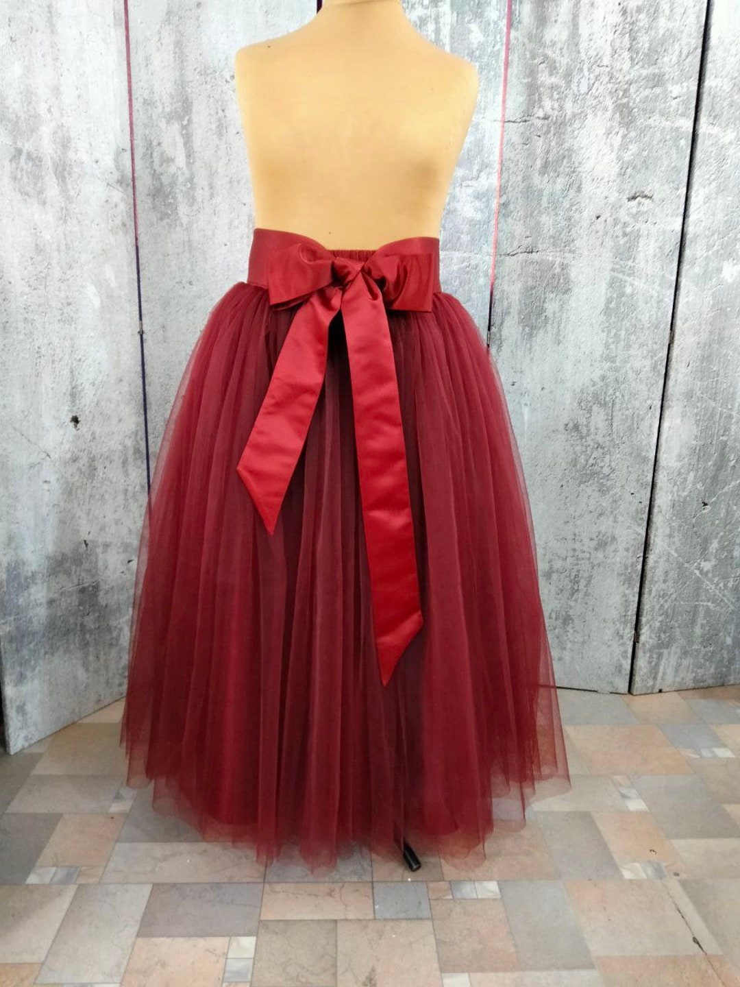Wedding Bridesmaid Tulle Skirt, Full Length, Soft Long Tulle Skirt ...