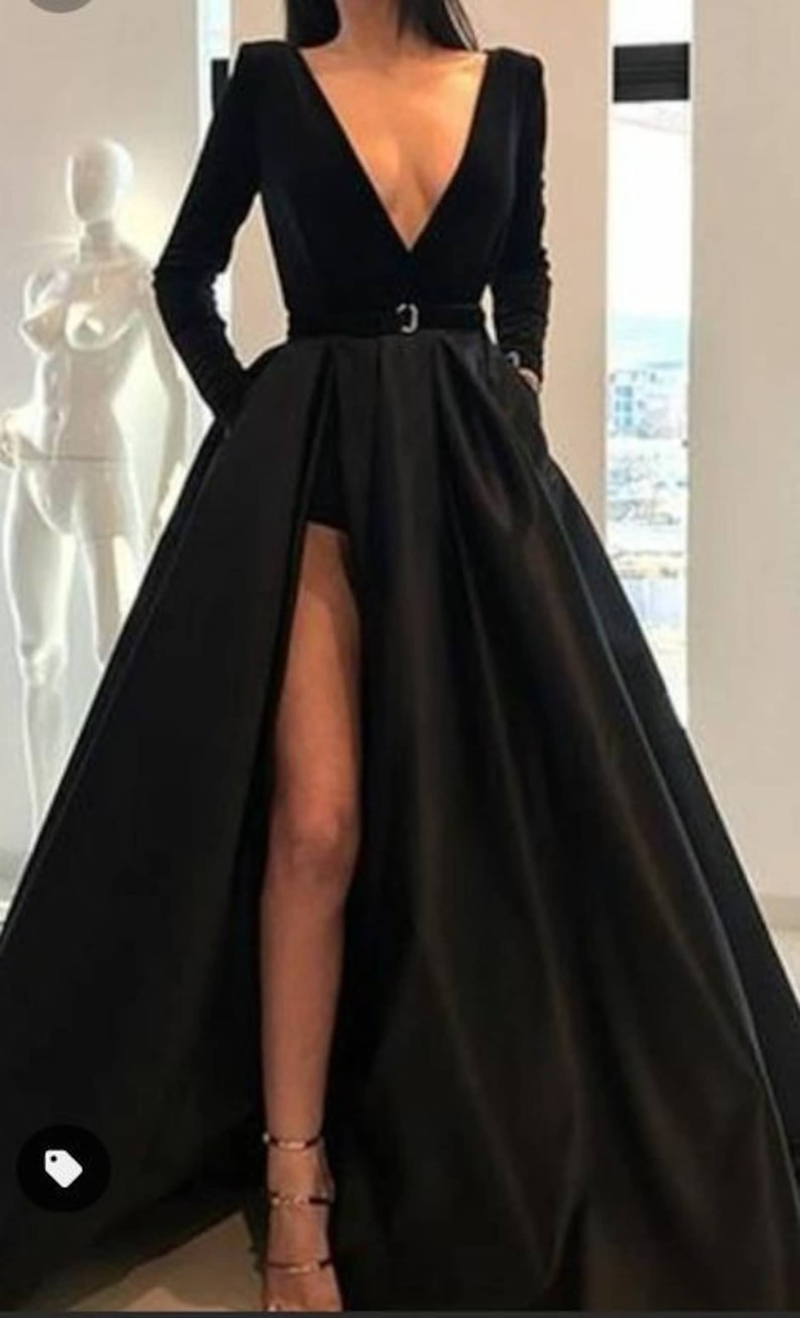 Maxi Simple Dress Prom Custom Dress Bridesmaid Dress - Etsy