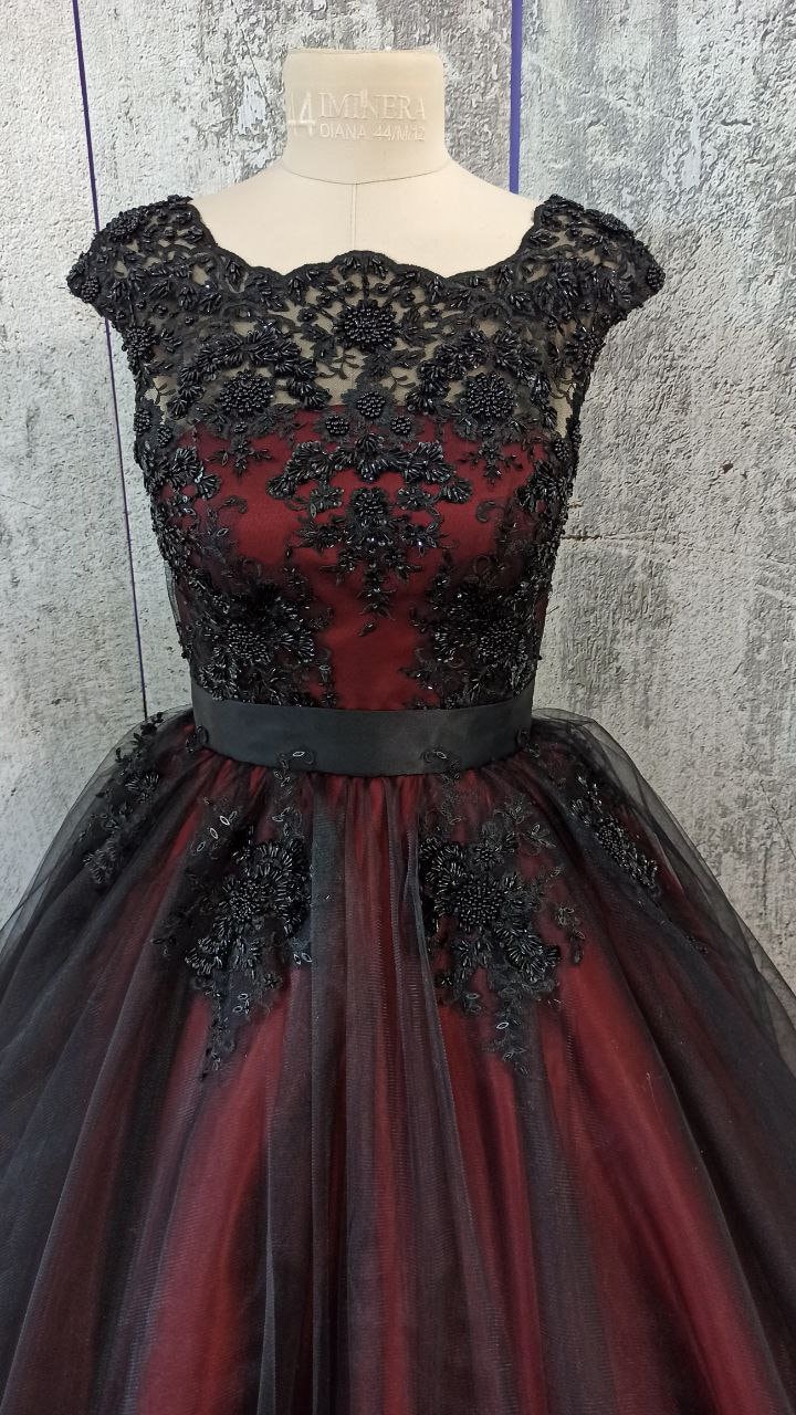 Black Wedding Dress Sleeveless Prom Gown Gothic Wedding - Etsy