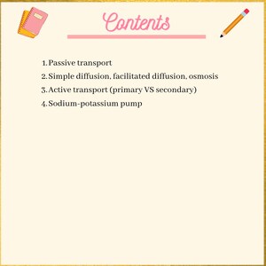 Physiology Types of Cell Transport Notes Concept Map - Etsy