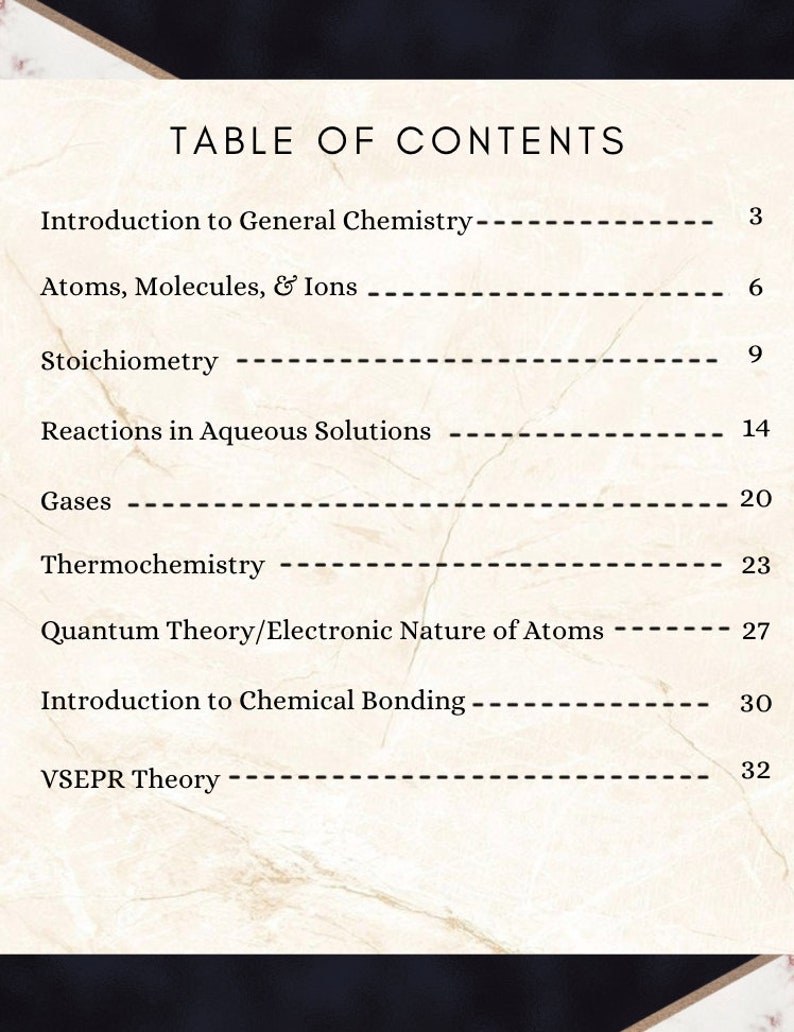 General Chemistry 1 Notes Course Bundle | Introduction | Atoms ...