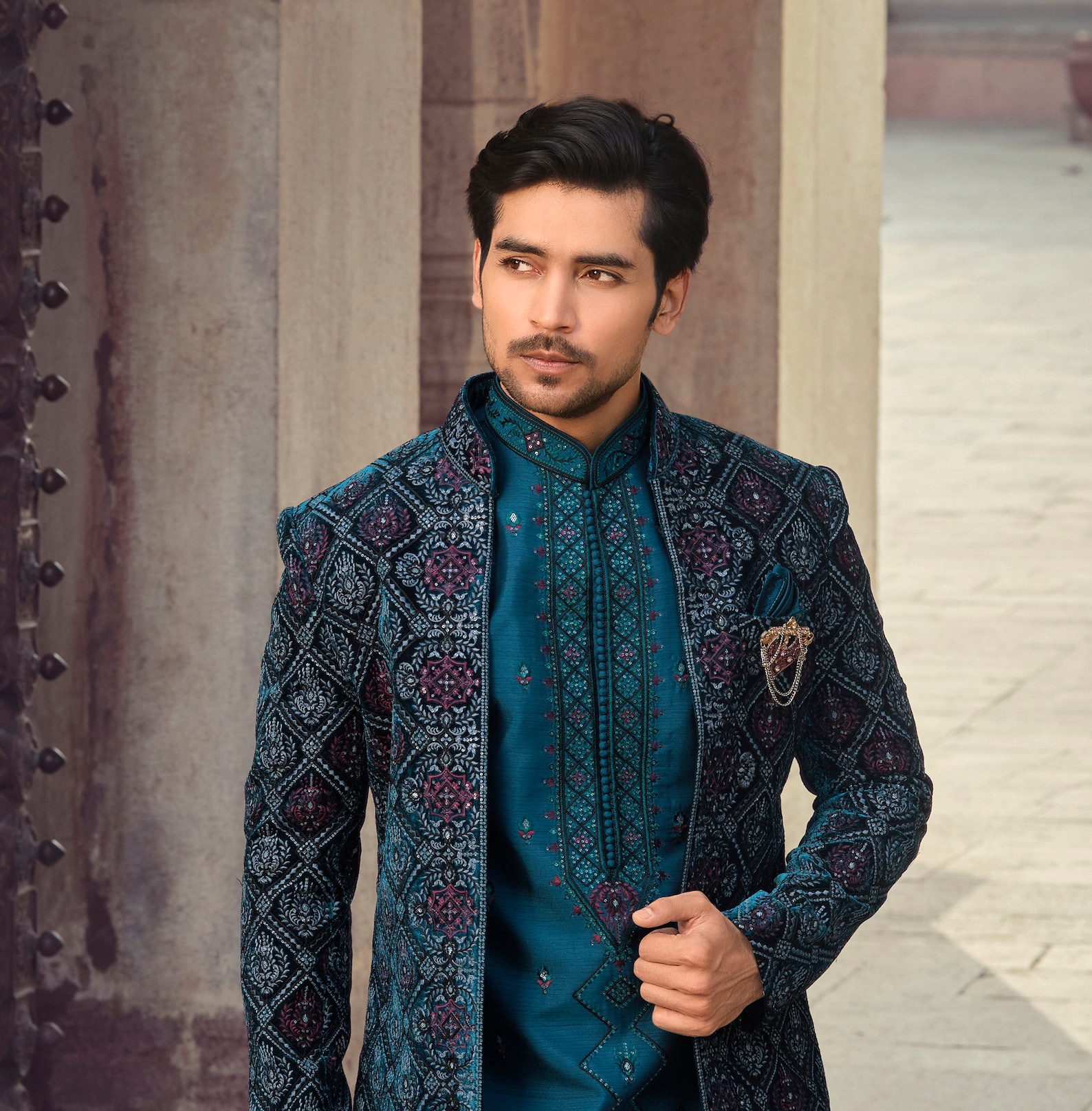 Designer Groom Sherwani Hand Work Wedding Sherwani - Etsy
