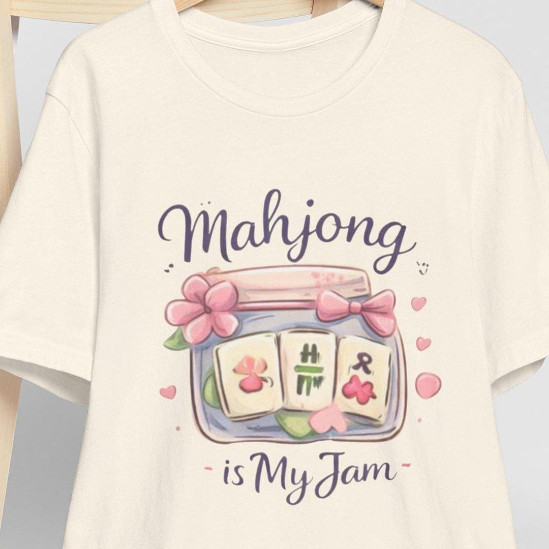 Mahjong is My Jam Tee | Mahjong Player Shirt | Tile Game Lover Tee - Etsy