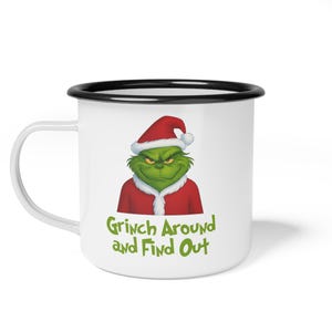Grinch Camping Cup - Etsy UK