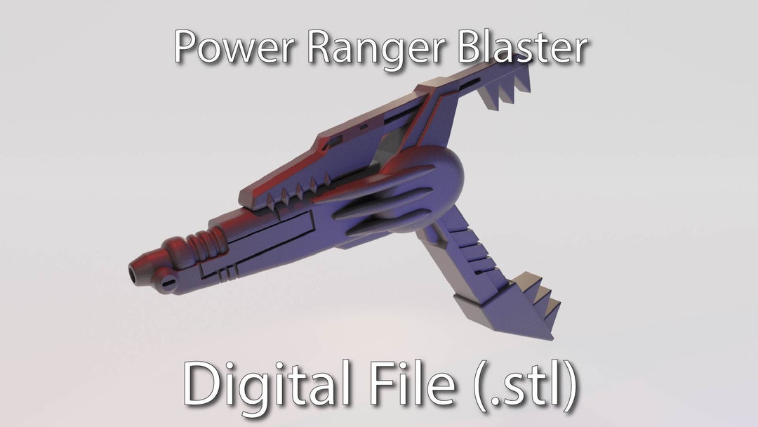 Power Ranger Blaster Digital .stl File - Etsy Australia