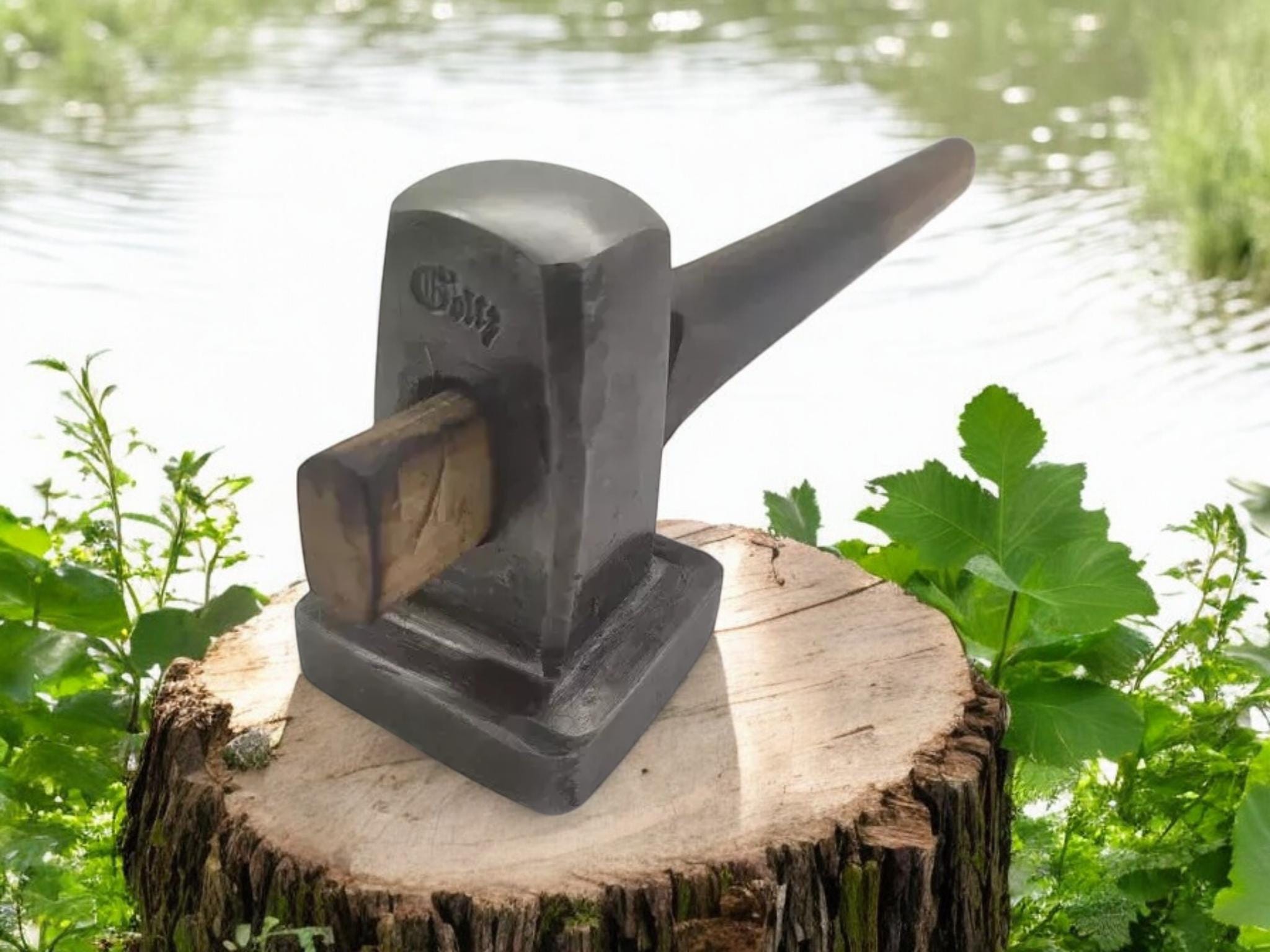 Vintage Blacksmith Flatter Hammer, Blacksmith Hammer, Forge Anvil Tools ...