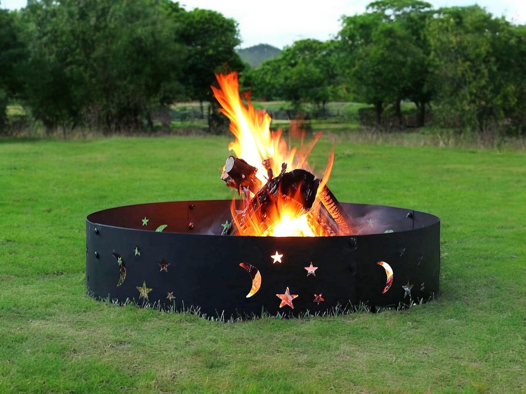 Heavy-duty Big Sky Fire Ring Durable Steel Rim for Outdoor Bonfires ...