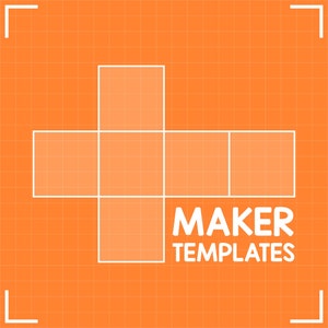 Simple Cube / Cuboid / Box Template (SVG Download) - Cricut and ...