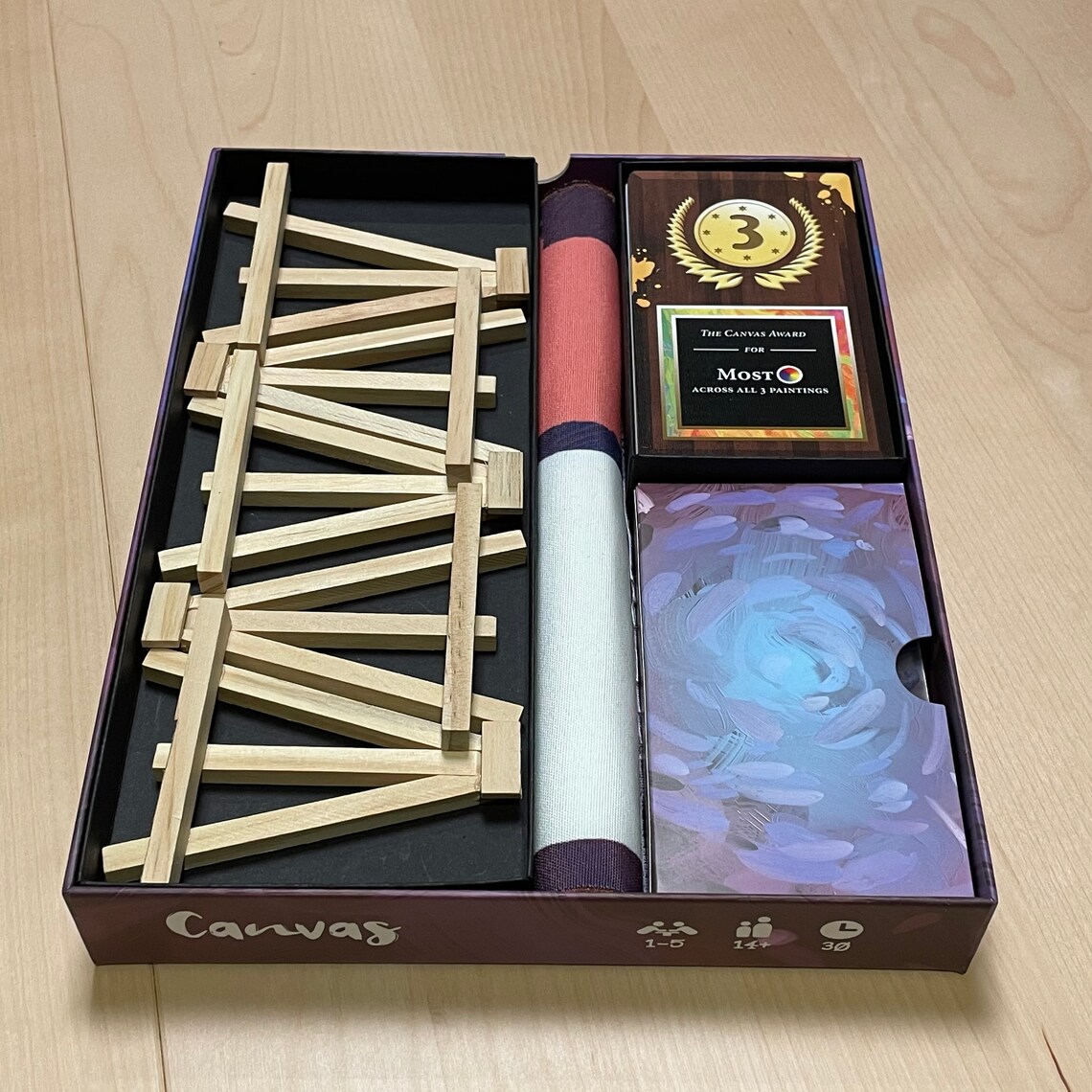 Canvas Board Game Deluxe Component Insert Template PDF Etsy