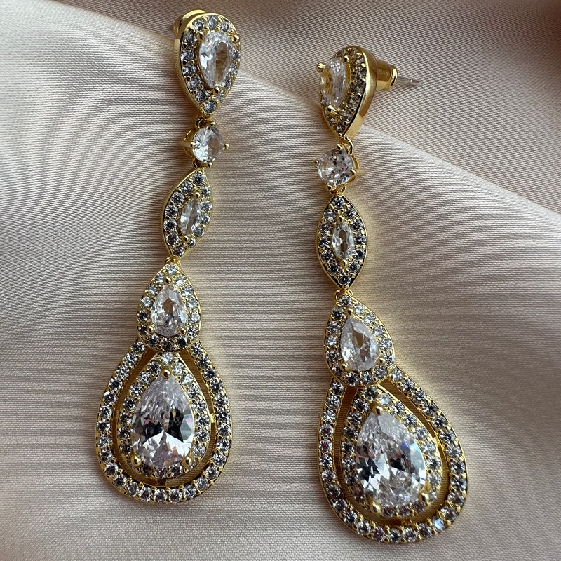 Crystal Earrings - Etsy