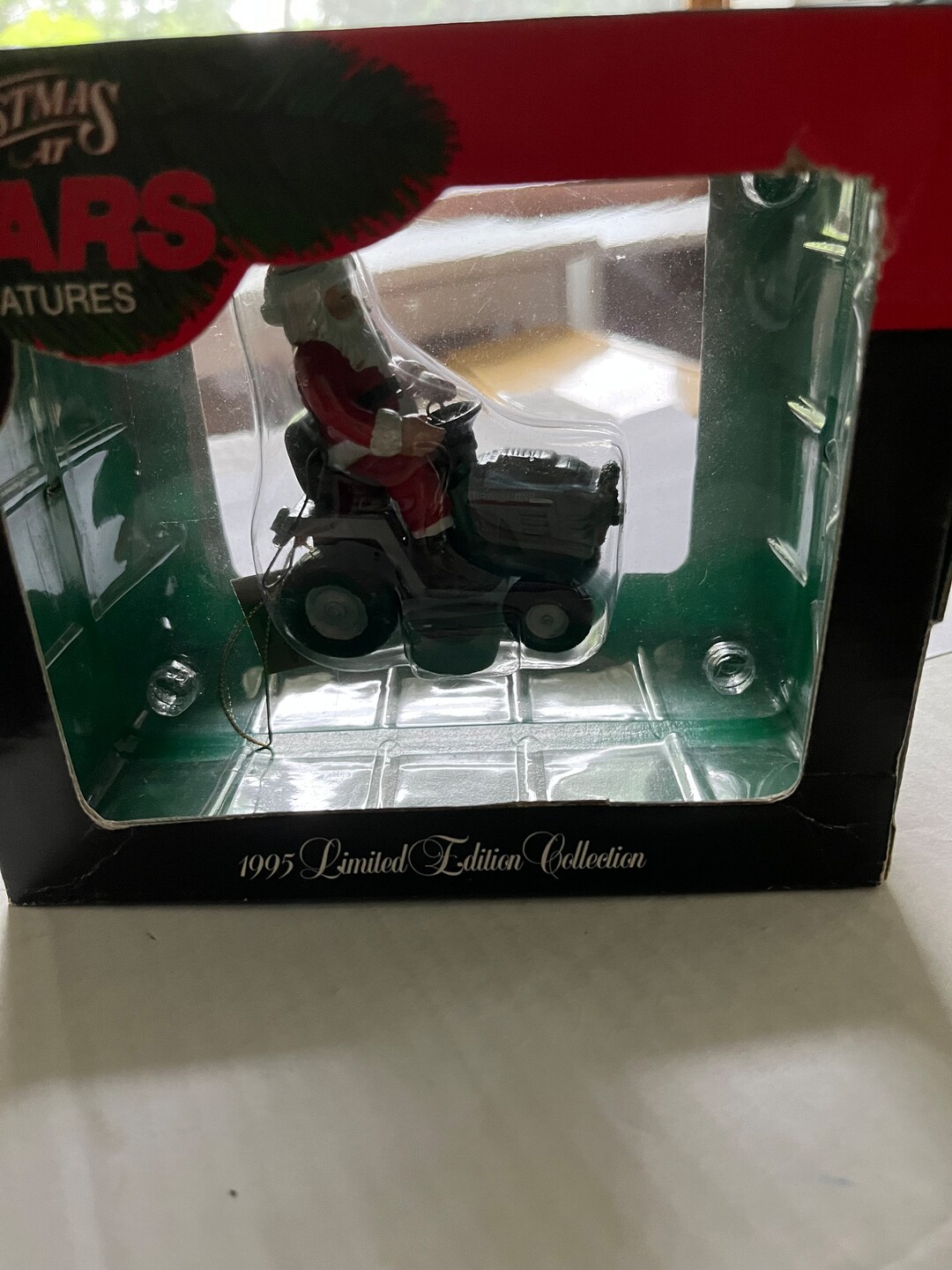 Sears 1995 Miniature Collection Christmas Santa on a Riding Mower - Etsy