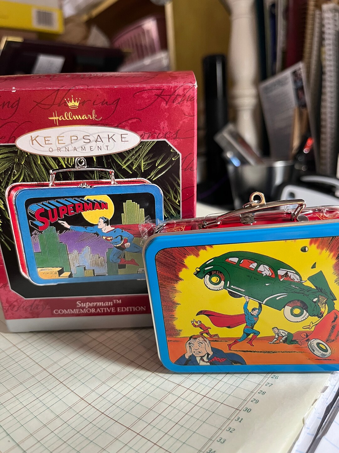 Hallmark Lunch Box Superman With Box Mini - Etsy