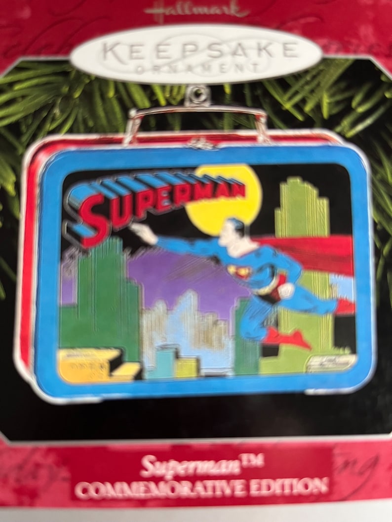 Hallmark Lunch Box Superman With Box Mini - Etsy