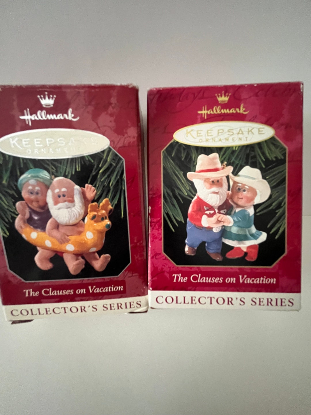 Rare Vintage Santa and Mrs Claus on Vacation 1998 1999 2nd and 3rd in ...