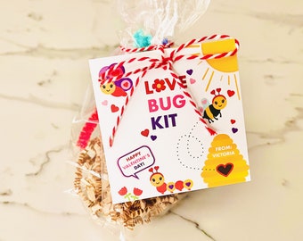 Love Bug Editable Name Craft for Valentine's Day - Etsy Canada