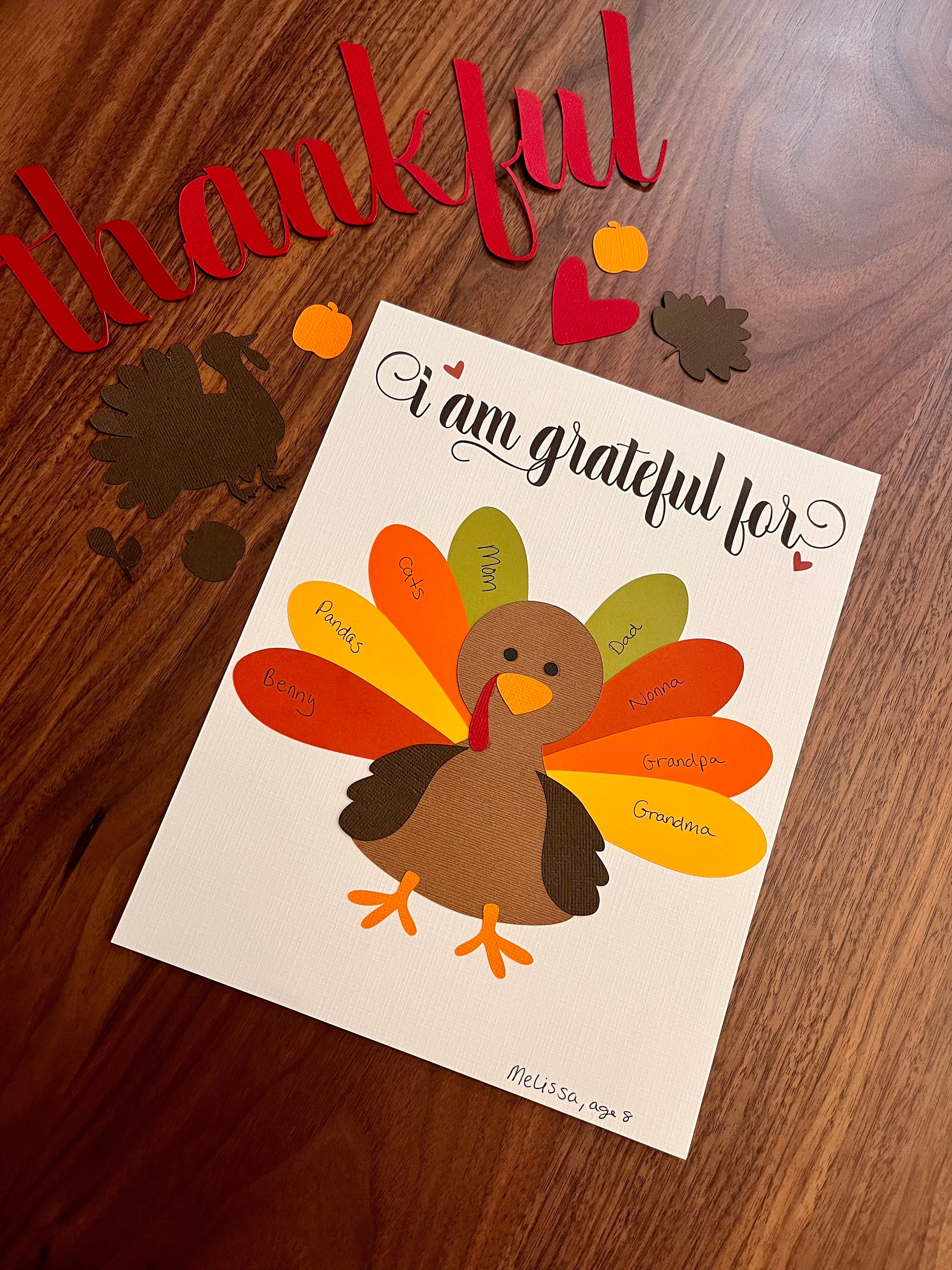 Thanksgiving Grateful Turkey Kits, Thankful Turkey Kit, Thanksgiving ...