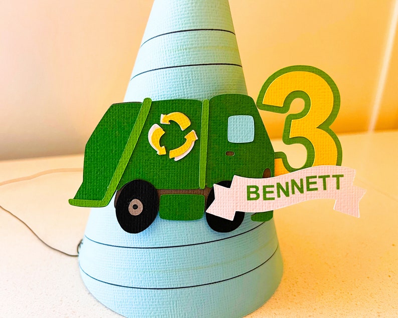 Garbage Truck Party Hat Trash Bash Party Hat Garbage Truck - Etsy