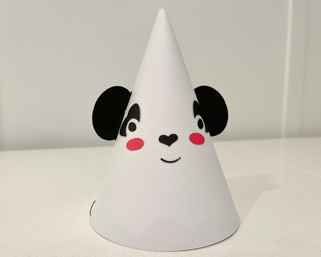 12 Panda Party Hats, Panda Birthday Party Decorations - Etsy