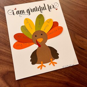 Thanksgiving Grateful Turkey Kits, Thankful Turkey Kit, Thanksgiving ...