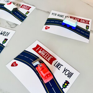 Car Valentines Day Cards for Kids, Valentines Day Car, Preschool ...